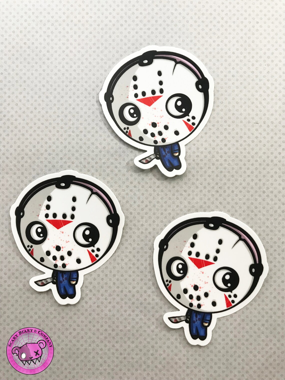 Cute Jason Vorhees - Friday the 13th - Vinyl Sticker - Etsy
