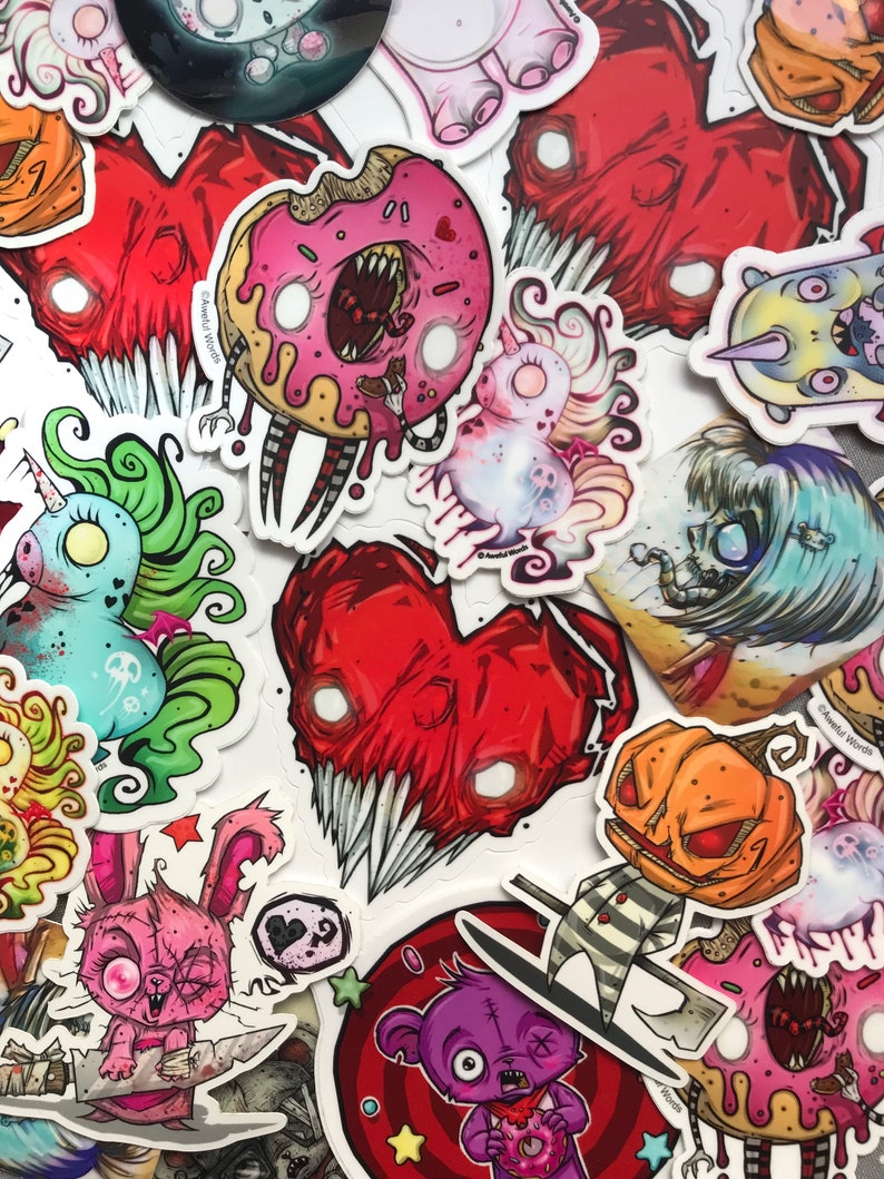 Sticker Bomb Sticker Pack Vinyl Stickers - Etsy