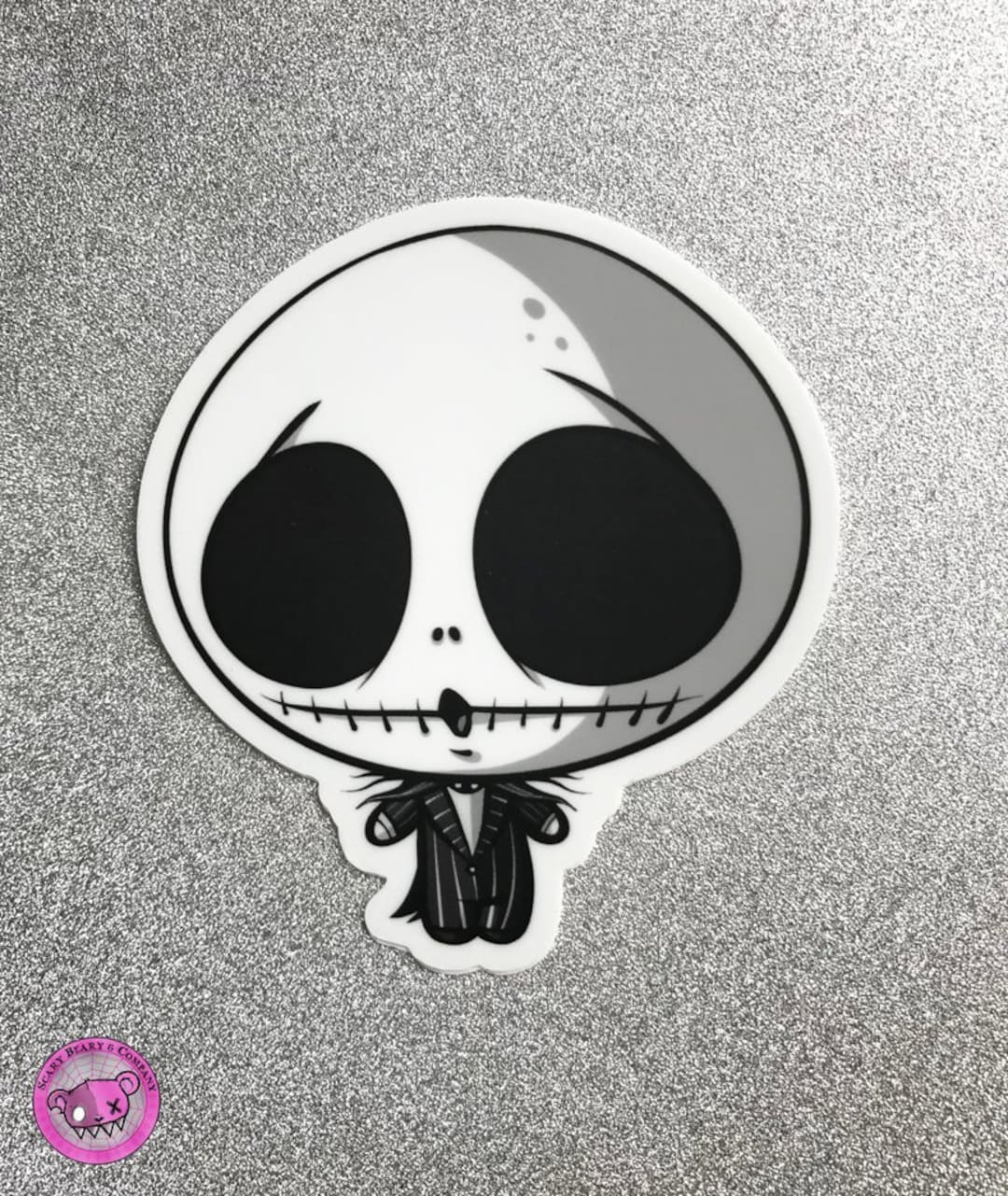 Jack Skellington -the Nightmare Before Christmas - Vinyl Sticker - Etsy