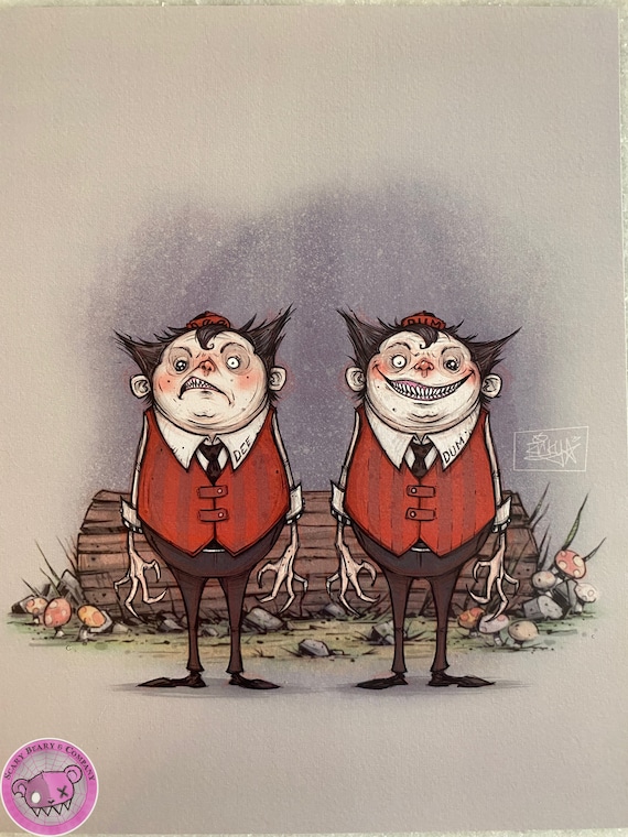 Alice In Wonderland 2022 Tweedledee And Tweedledum