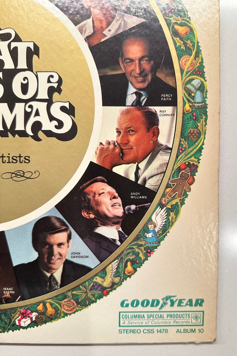 Great Songs of Christmas Vinyl Record – Columbia Special Products, 1970 ...