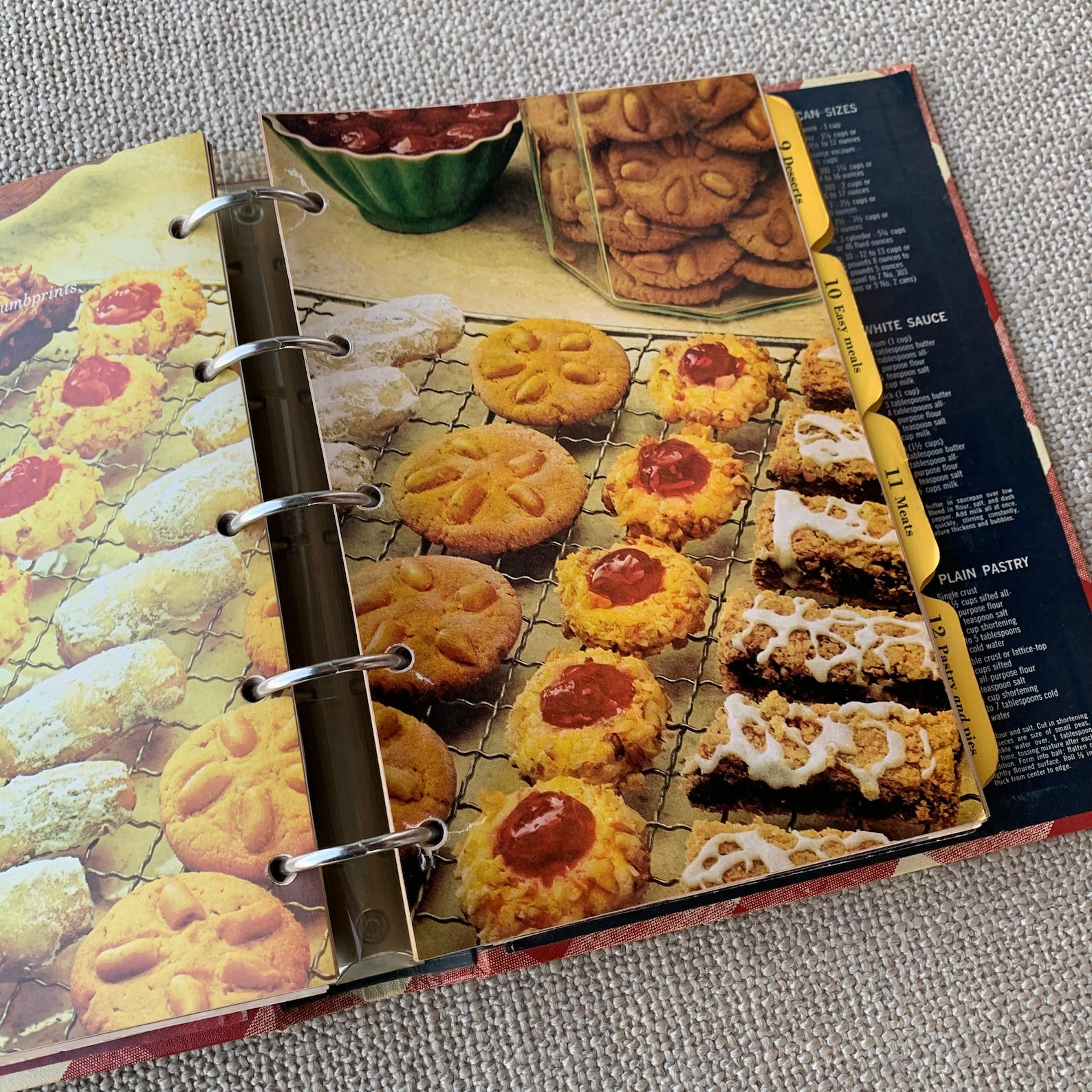 Vintage 1968 Better Homes & Gardens Cookbook, Buffalo Check Binder - Etsy