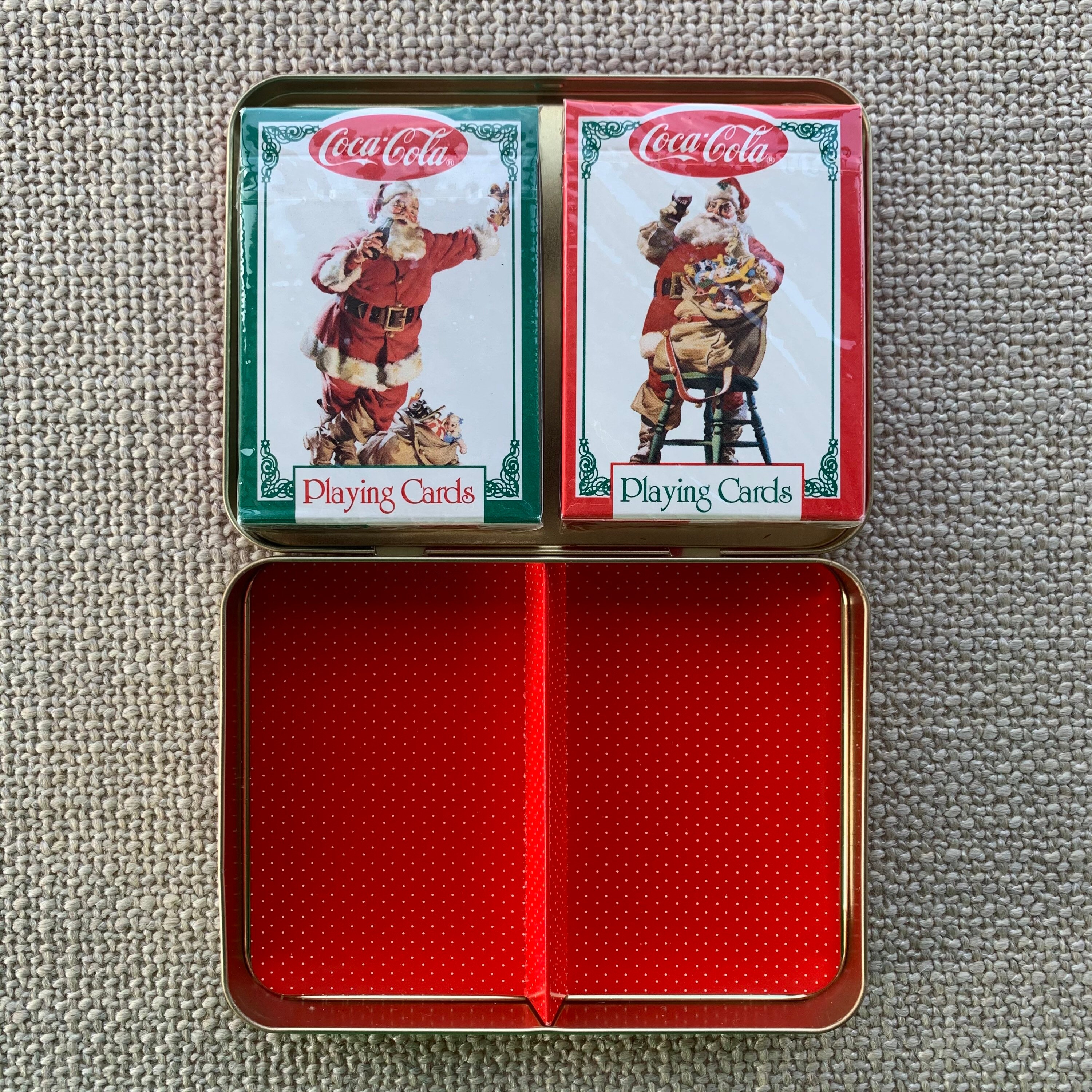 Bicycle Playing Cards COCA COLA LADY Victorian Woman Coke Vintage Rare ...