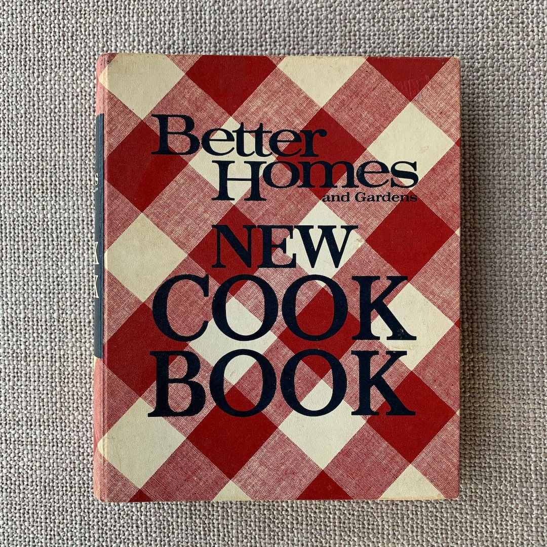Vintage 1968 Better Homes & Gardens Cookbook, Buffalo Check Binder - Etsy
