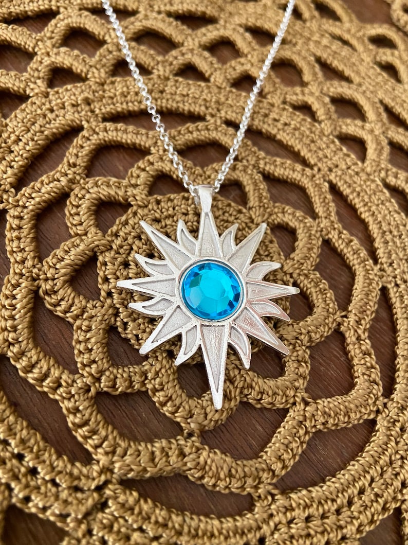 Sterling Silver Bright Finish Twitches Sun Pendant “twitches 15 Year ...