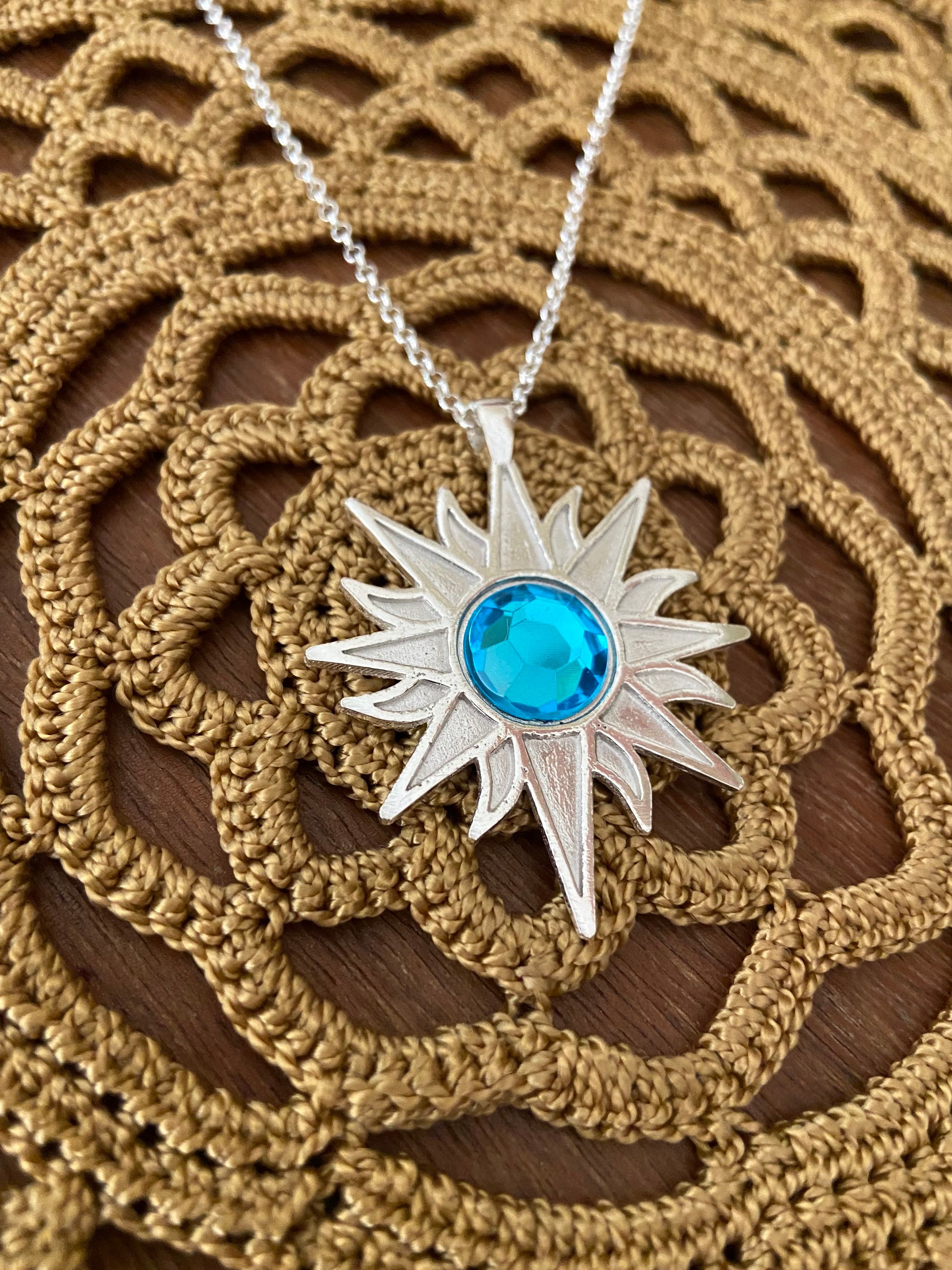 Sterling Silver Bright Finish Twitches Sun Pendant “twitches 15 Year ...