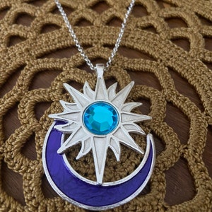 Sterling Silver - Bright Finish- Twitches Miranda Sun/moon Pendant ...
