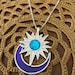 Sterling Silver - Bright Finish- Twitches Miranda Sun/moon Pendant ...