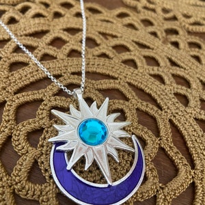 Sterling Silver - Bright Finish- Twitches Miranda Sun/moon Pendant ...