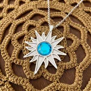Sterling Silver Bright Finish Twitches Sun Pendant “twitches 15 Year ...