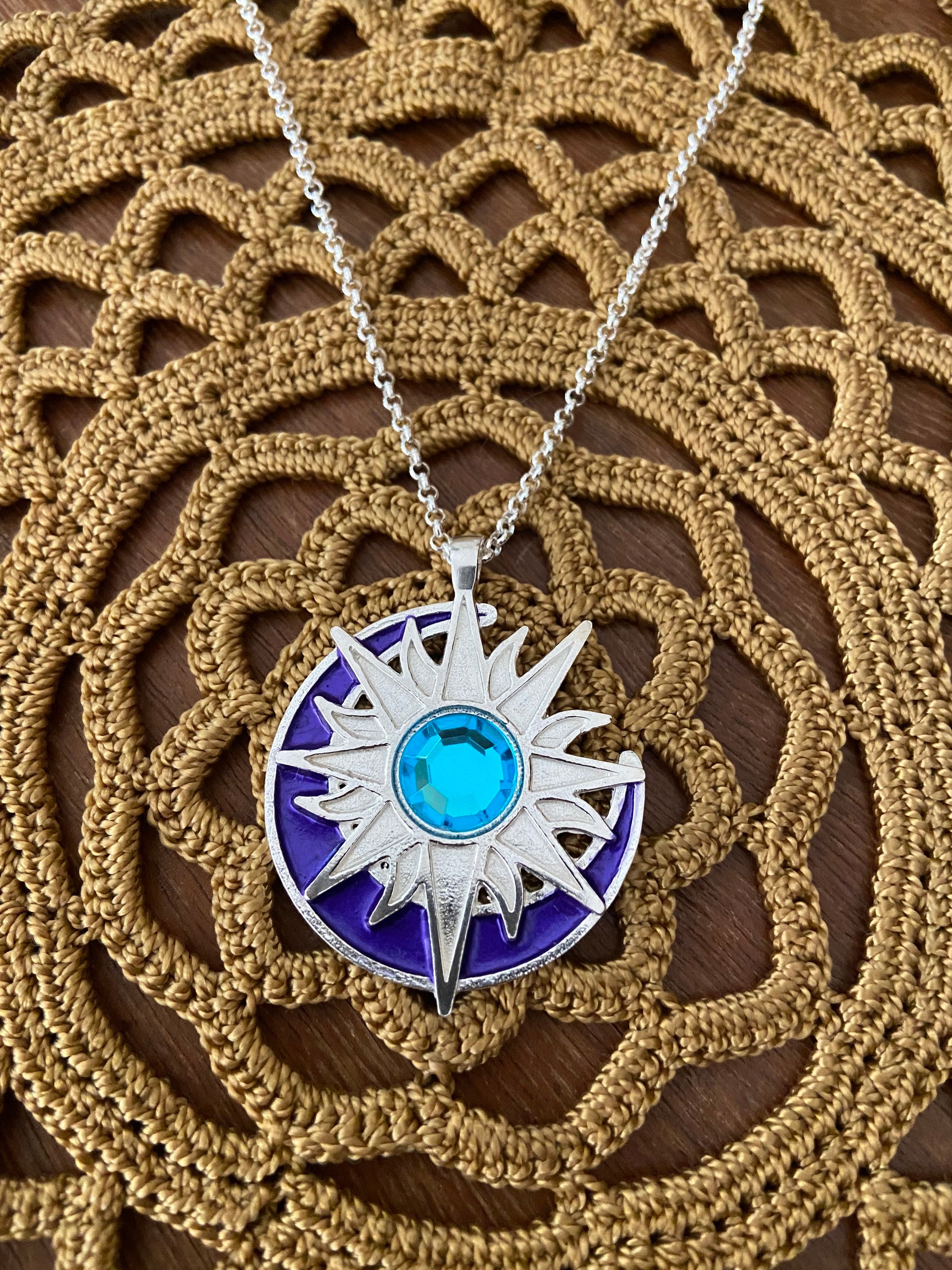Sterling Silver Bright Finish Twitches Sun/moon Pendant “15 Year ...