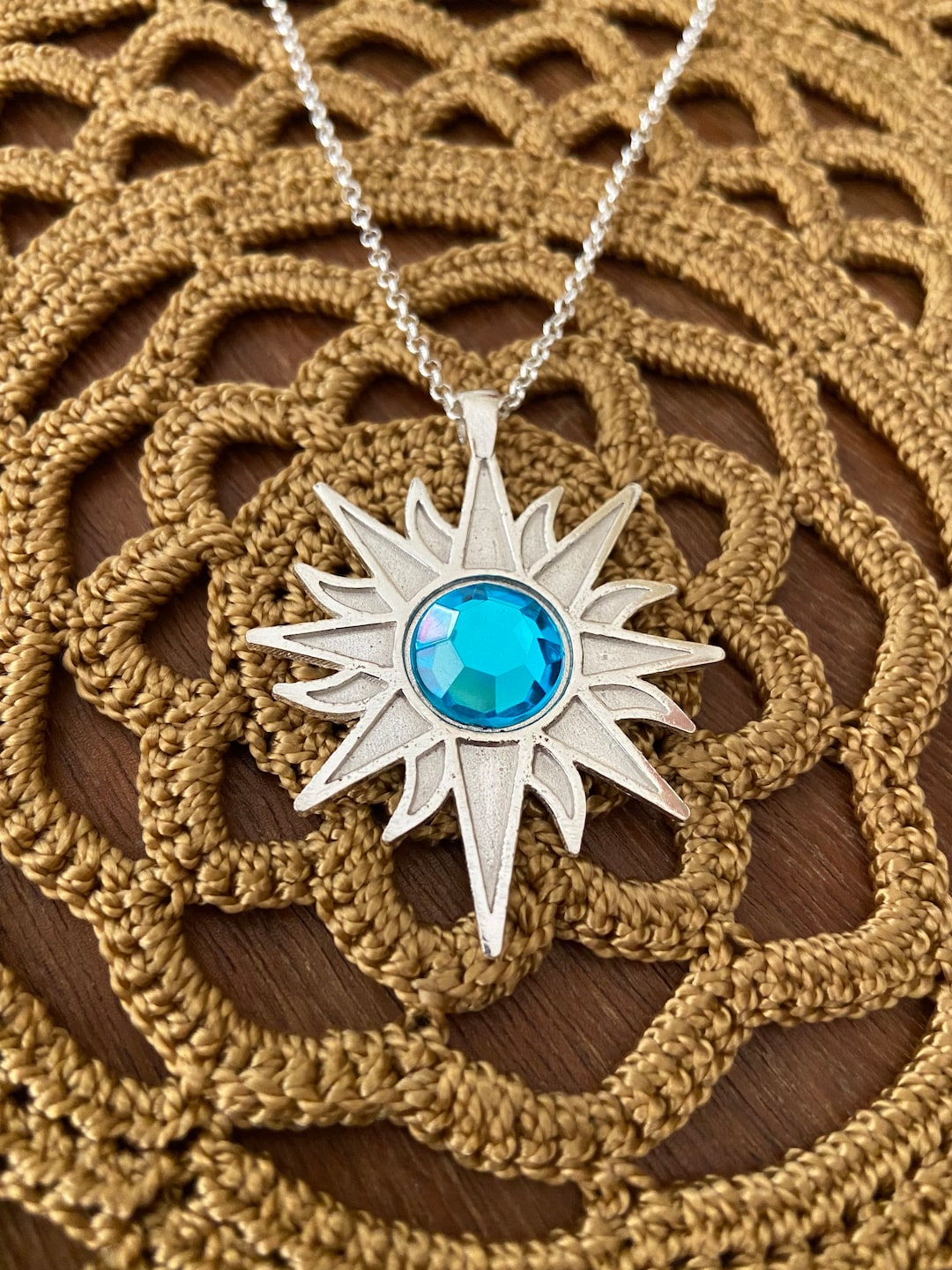 Sterling Silver Bright Finish Twitches Sun Pendant “twitches 15 Year ...