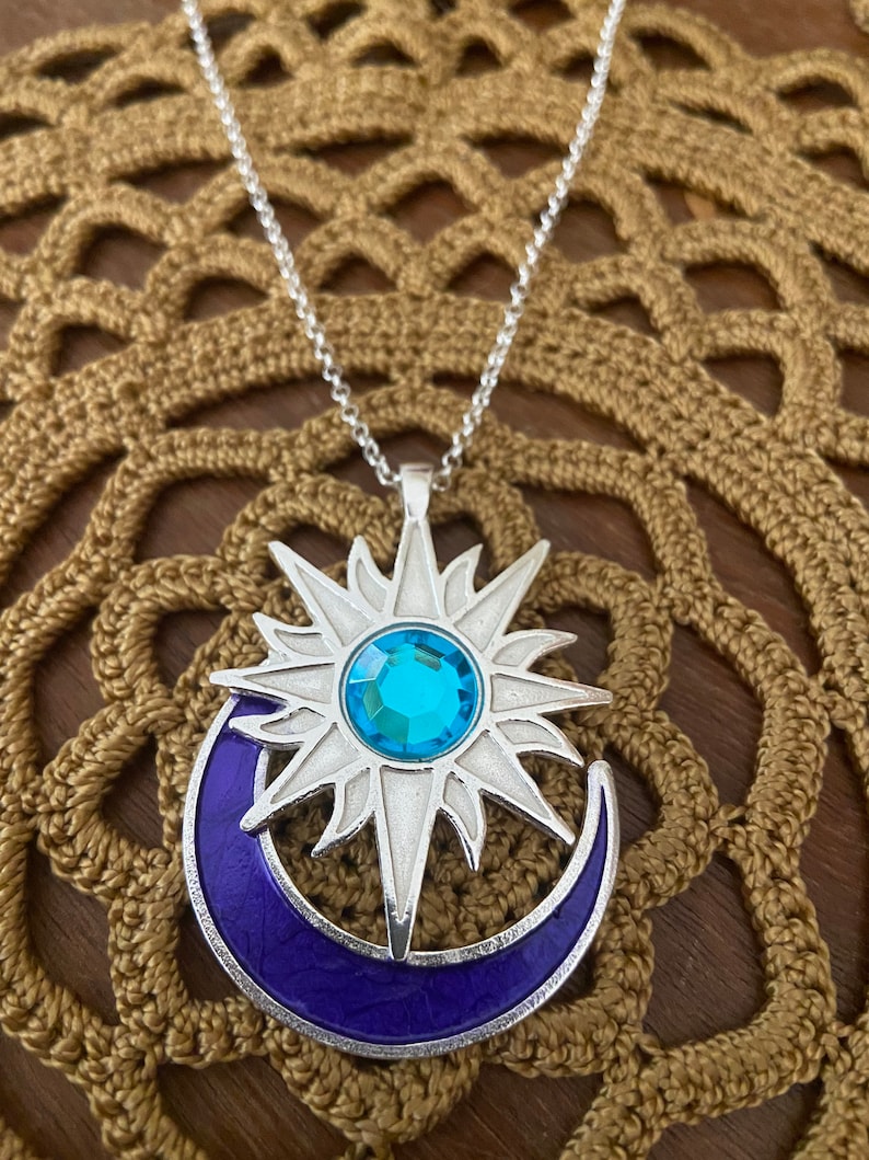 Sterling Silver - Bright Finish- Twitches Miranda Sun/moon Pendant ...