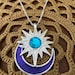 Sterling Silver - Bright Finish- Twitches Miranda Sun/moon Pendant ...