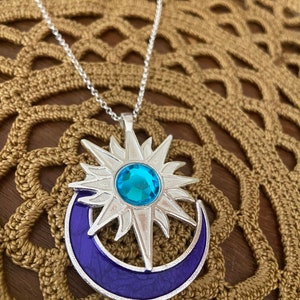 Sterling Silver - Bright Finish- Twitches Miranda Sun/moon Pendant ...