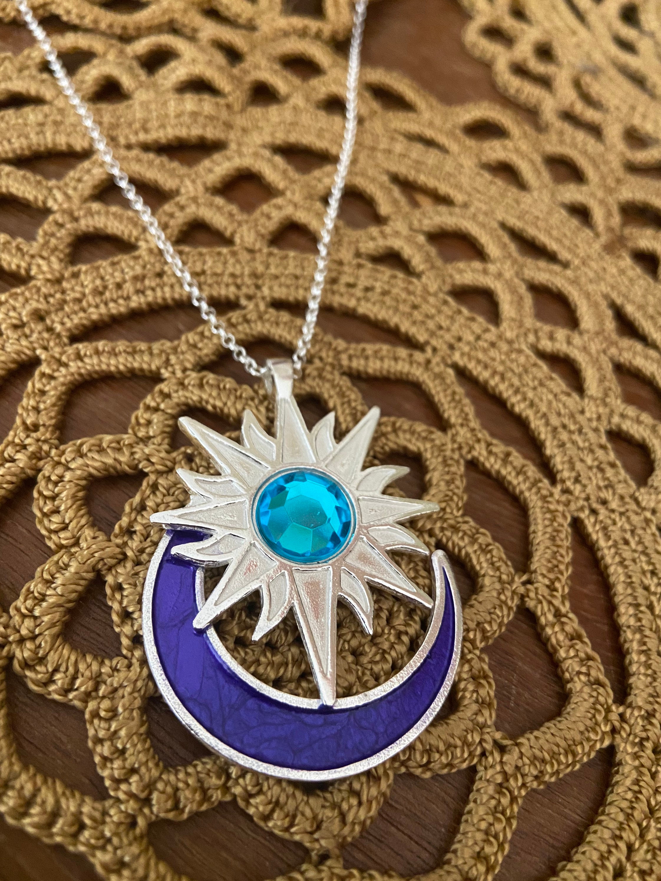 Sterling Silver - Bright Finish- Twitches Miranda Sun/moon Pendant ...