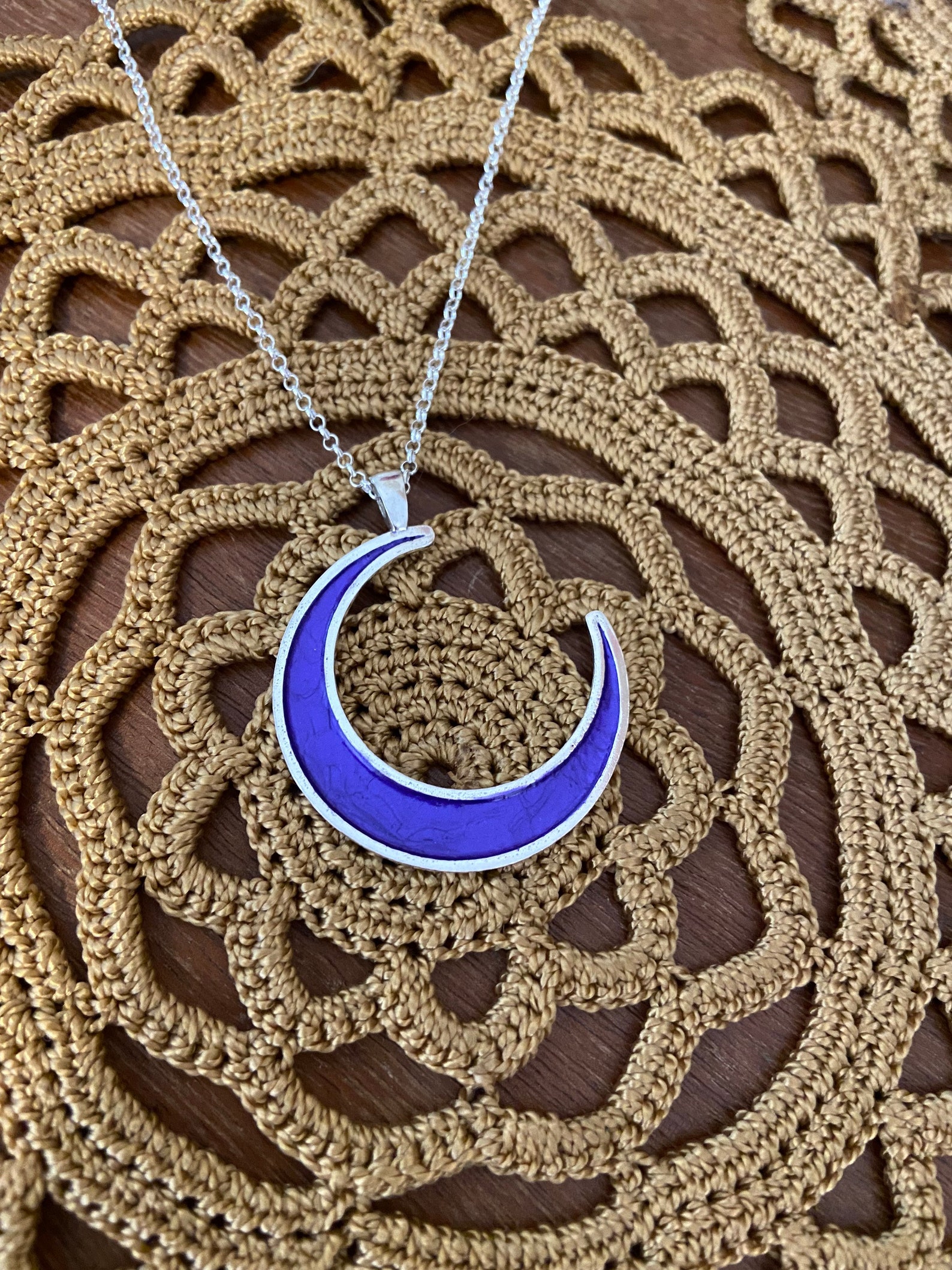 Sterling Silver Twitches Moon Pendant “twitches 15 Year Anniversary ...