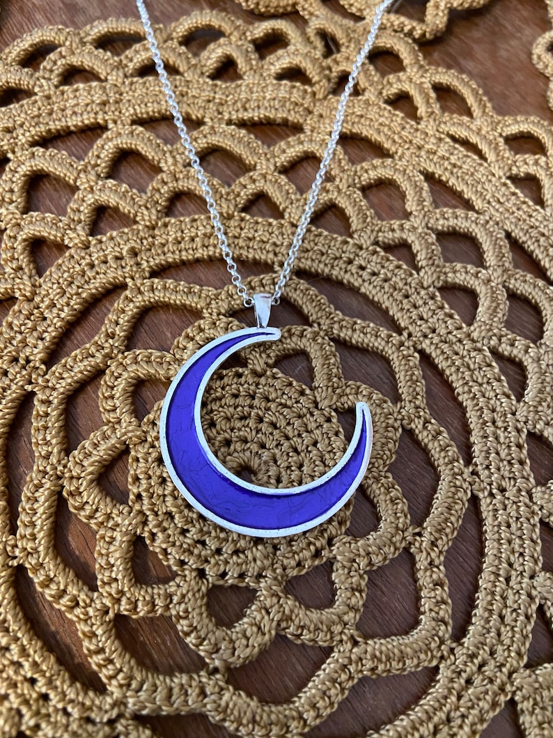 Sterling Silver Twitches Moon Pendant “twitches 15 Year Anniversary ...