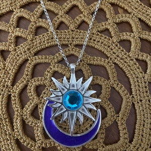 Sterling Silver - Bright Finish- Twitches Miranda Sun/moon Pendant ...