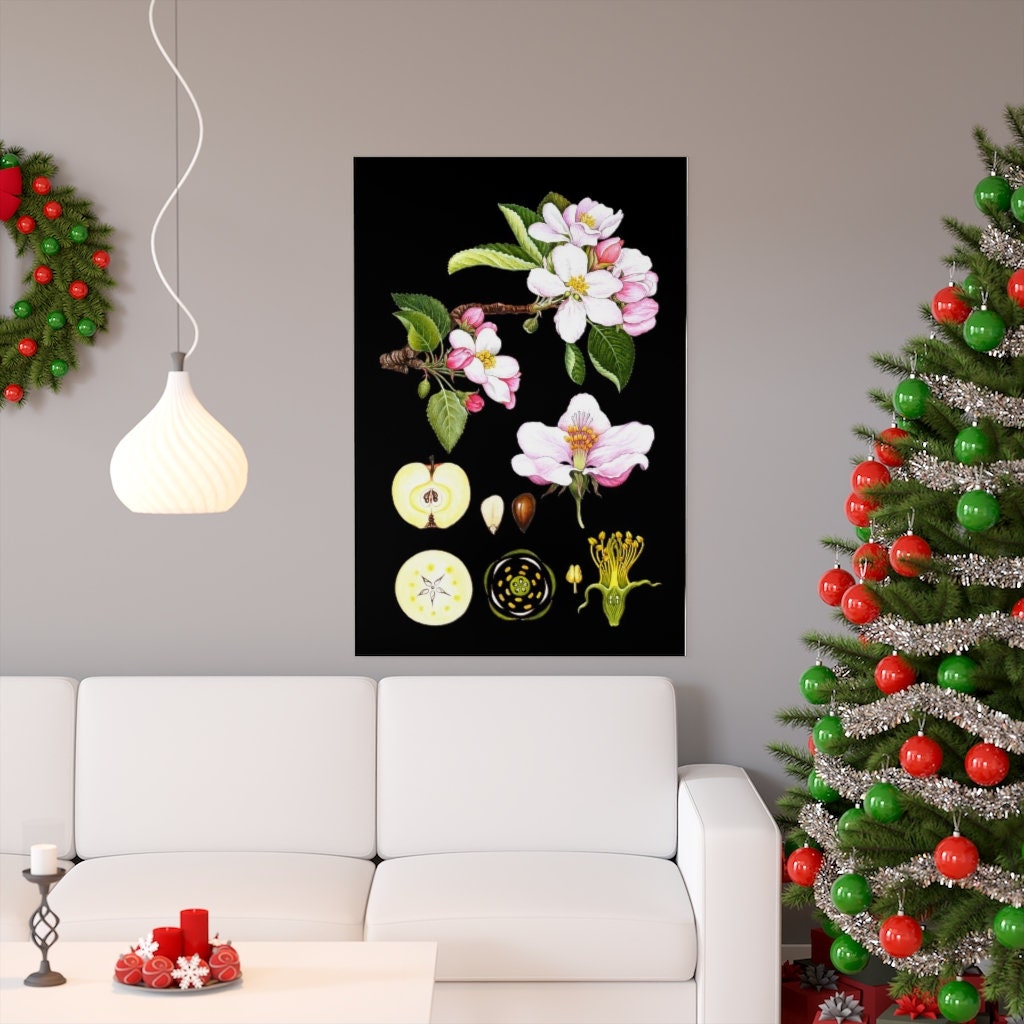 Apple Tree. Premium Matte Vertical Poster. - Etsy