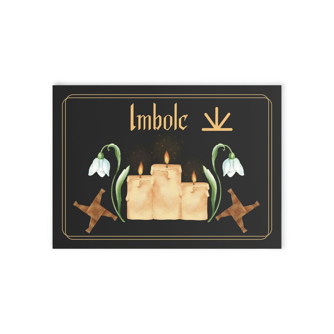 Wheel of the Year. Imbolc. Altar Card. - Etsy