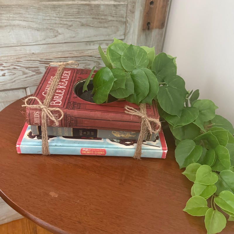 Book Planter - Etsy