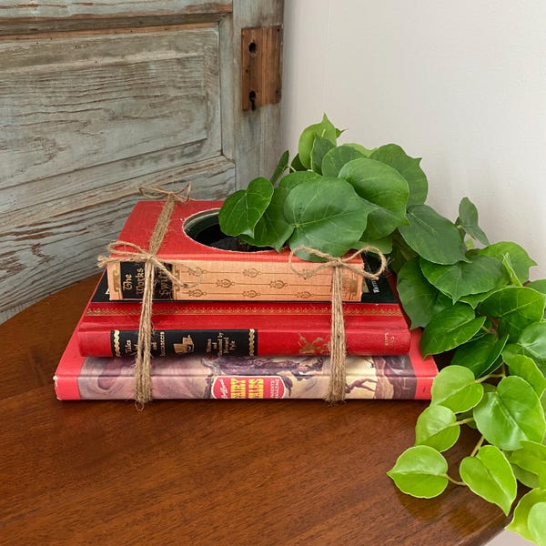 Book Planter - Etsy