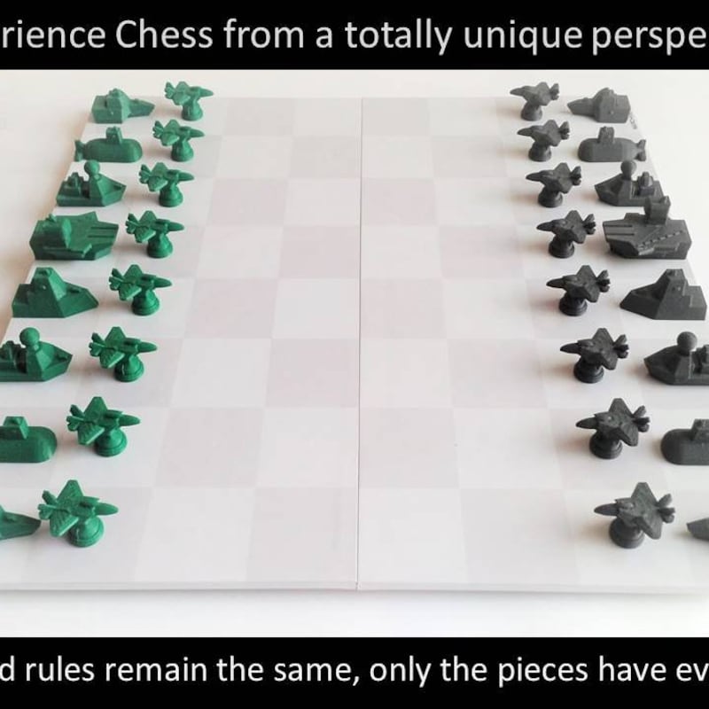 Military Chess Set - Etsy UK
