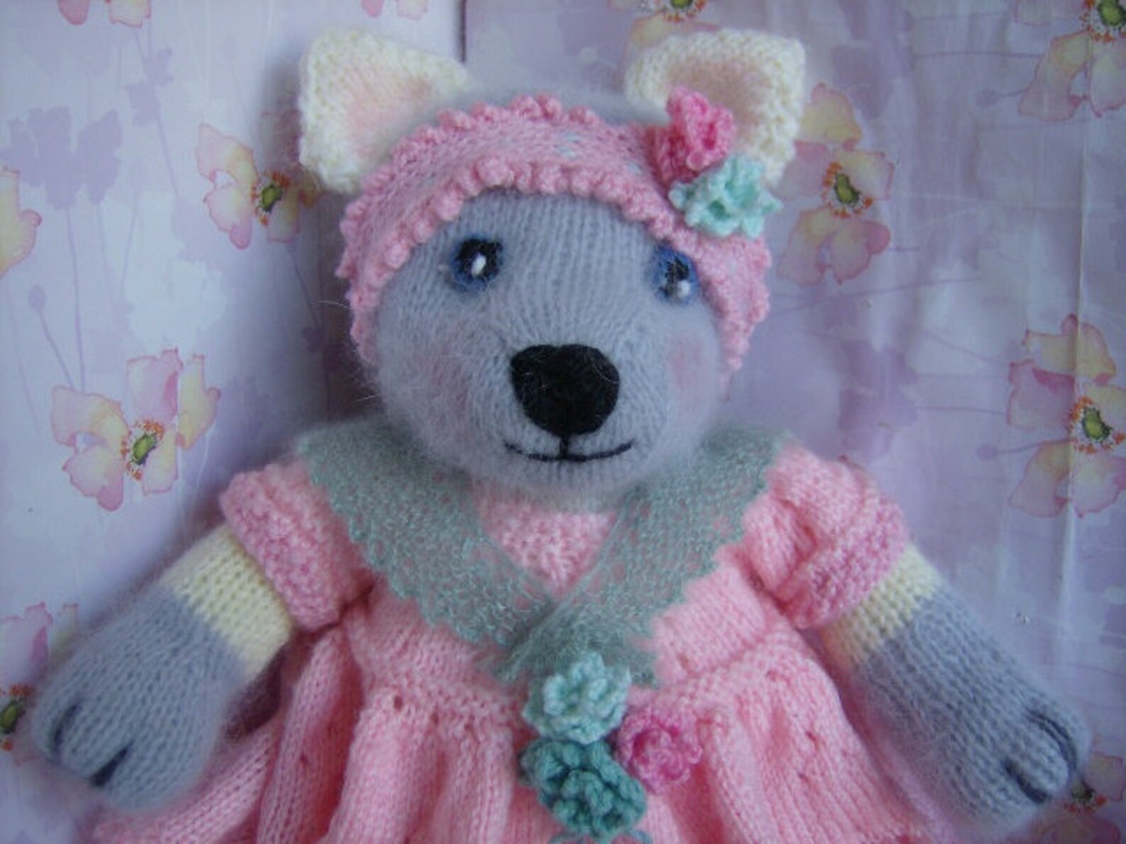 Mrs Pitty-pat Kitten Cat (with Kittens) - Easy Soft Toy Knitting ...