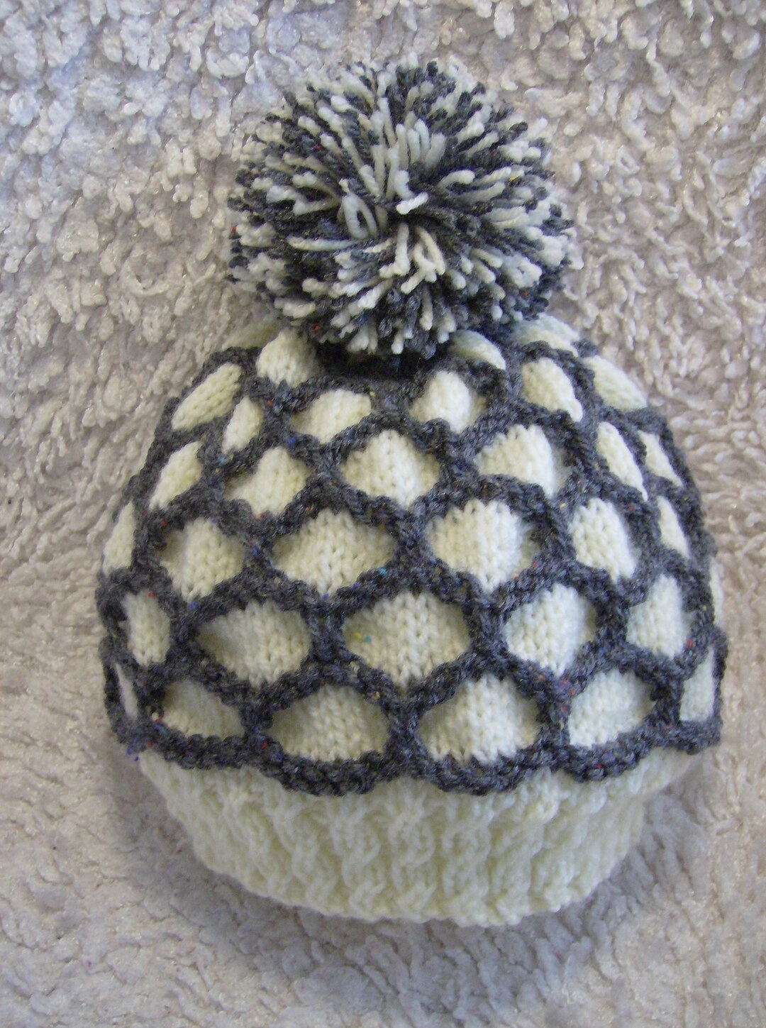 Gothic Windows - Easy Aran Hat Knitting Pattern - Etsy