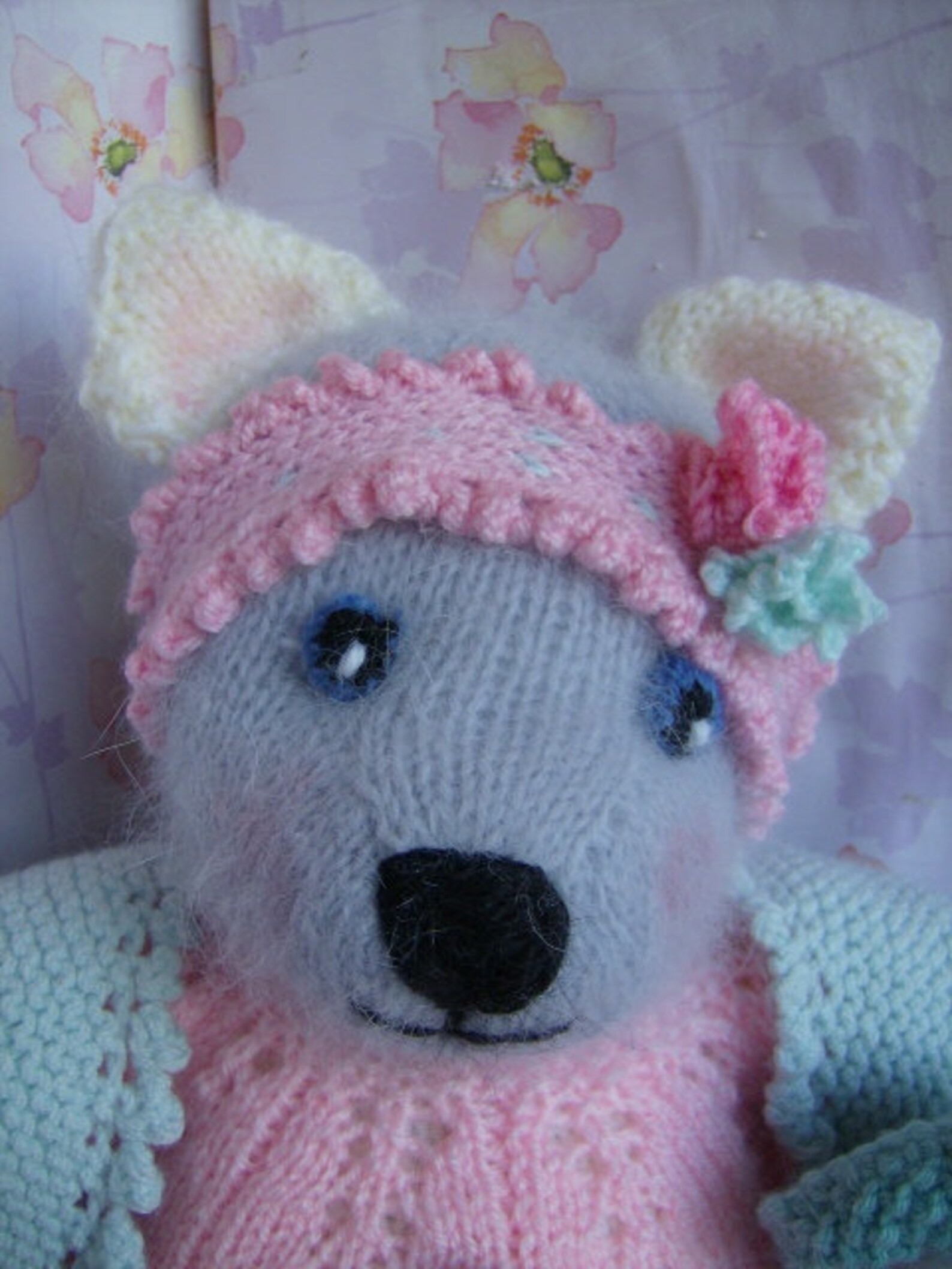 Mrs Pitty-pat Kitten Cat (with Kittens) - Easy Soft Toy Knitting ...