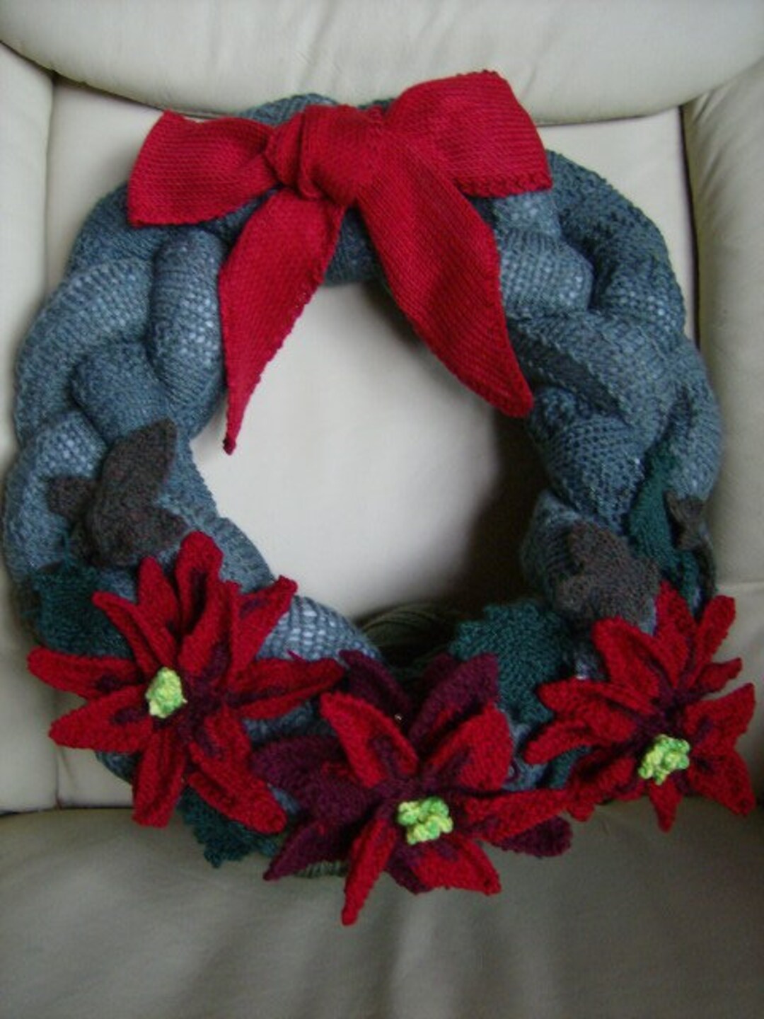 A Trio of Christmas Wreaths, Trims, Toys, Decorations - Easy Knitting ...