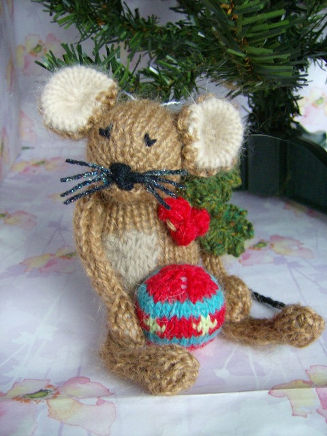 Have A Very Mice Christmas -tree Decorations/trims - Easy Toy Knitting ...