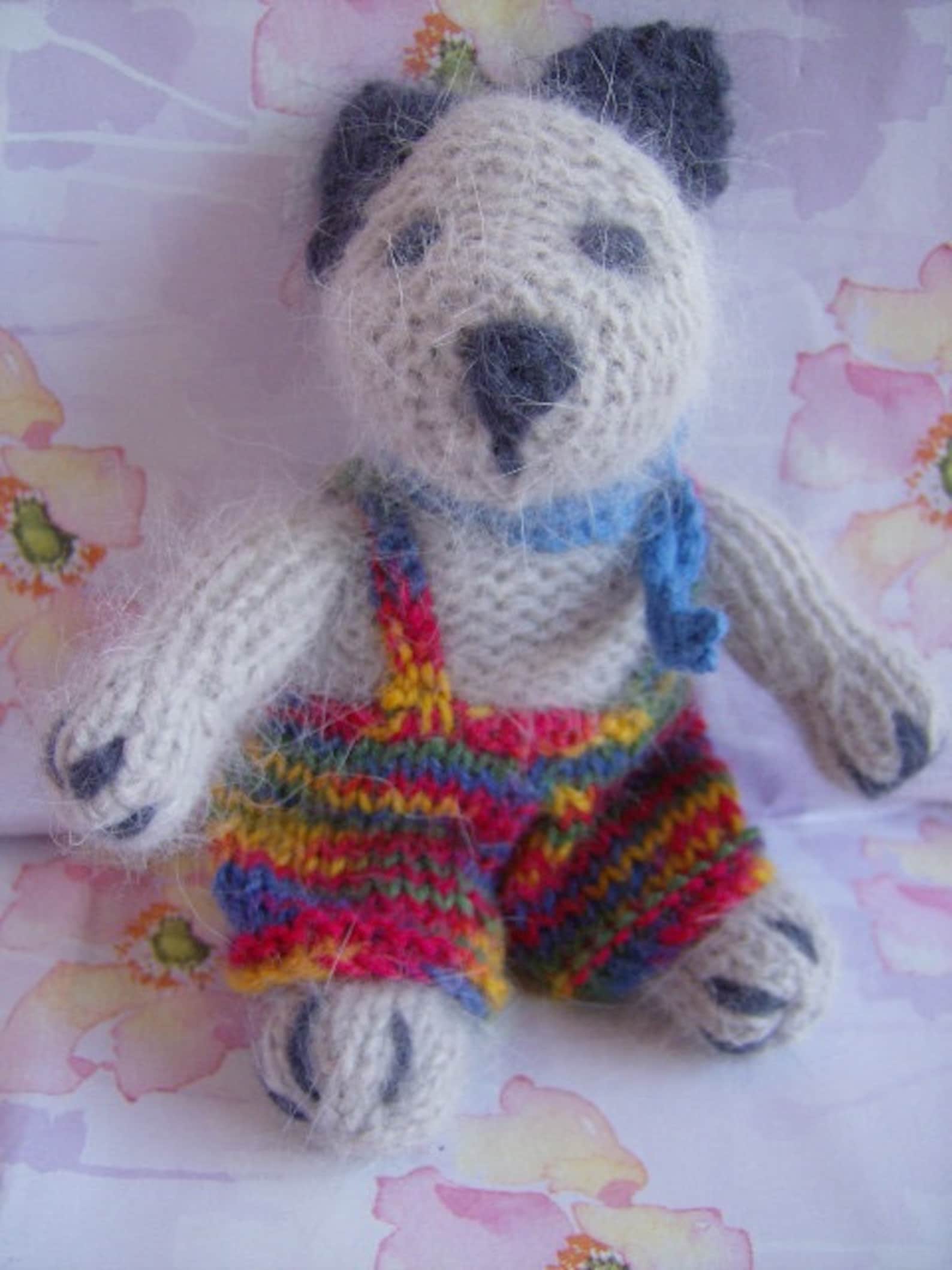 Mrs Pitty-pat Kitten Cat (with Kittens) - Easy Soft Toy Knitting ...