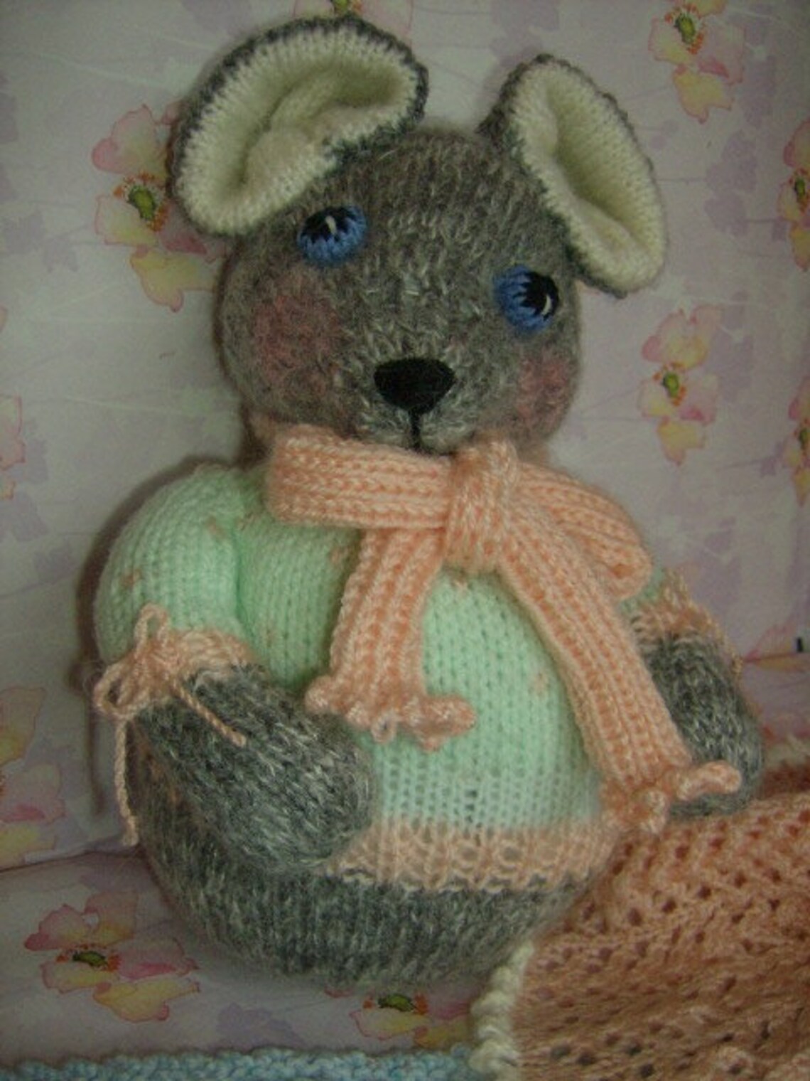 Dorian Dormouse 3 x Soft Toy Baby Snuggle & Comforter Blankies patrón ...