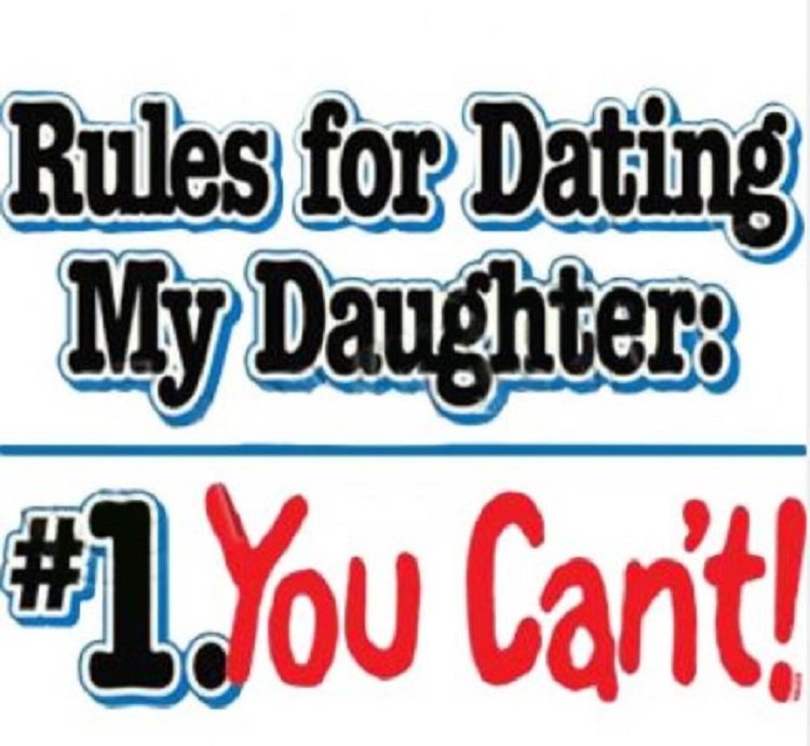 Rules for Dating My Daughter - Etsy