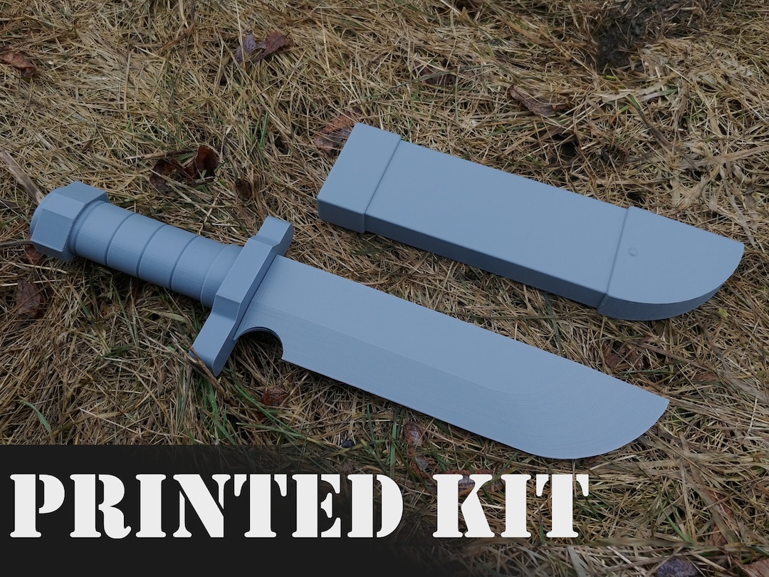 Guardsman Combat Knife Printed Kit - Etsy