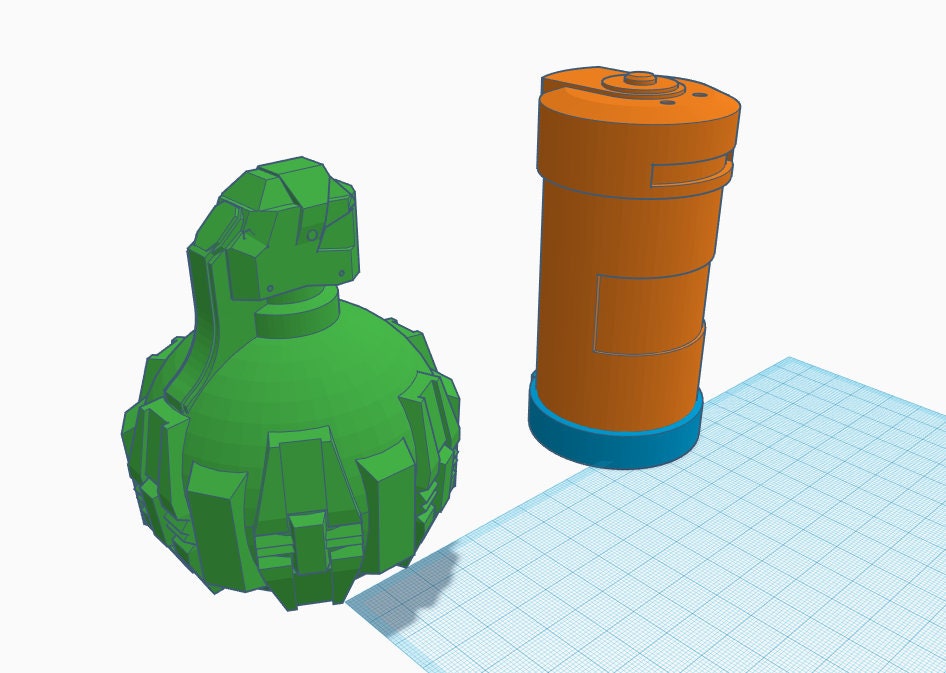 Halo UNSC Grenade 3 Pack Printed Kit - Etsy