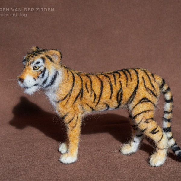 Felt Tiger - Etsy UK