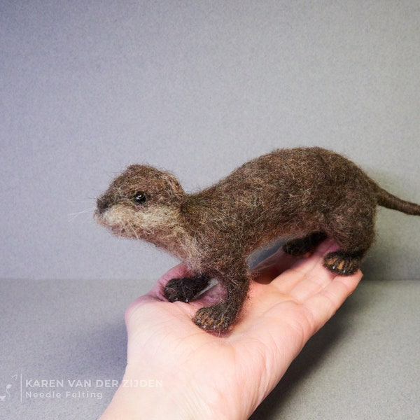 Needle Felted Otter - Etsy