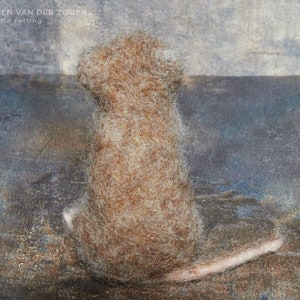 Realistic Bank Vole Figurine, Needle Felted Mouse, Felt Animal Ornament ...