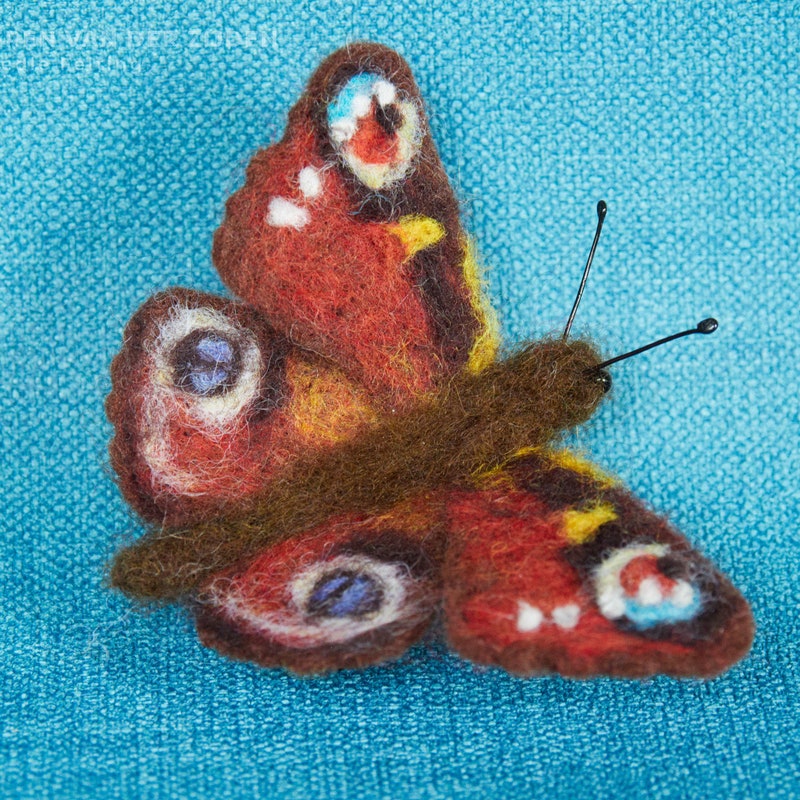 Needle Felted Moth - Etsy
