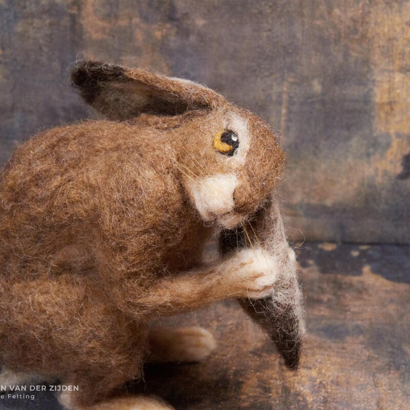 Needle Felted Rabbit - Etsy