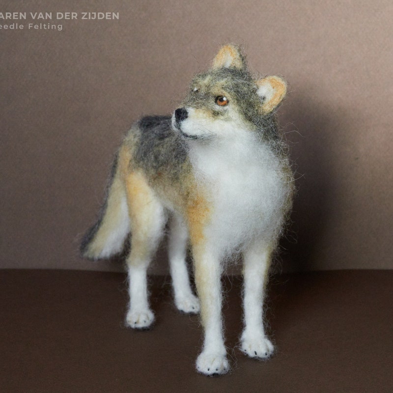 Felt Wolf - Etsy