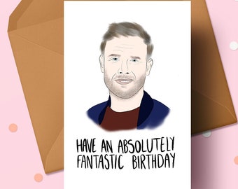 Gary barlow birthday card | Etsy