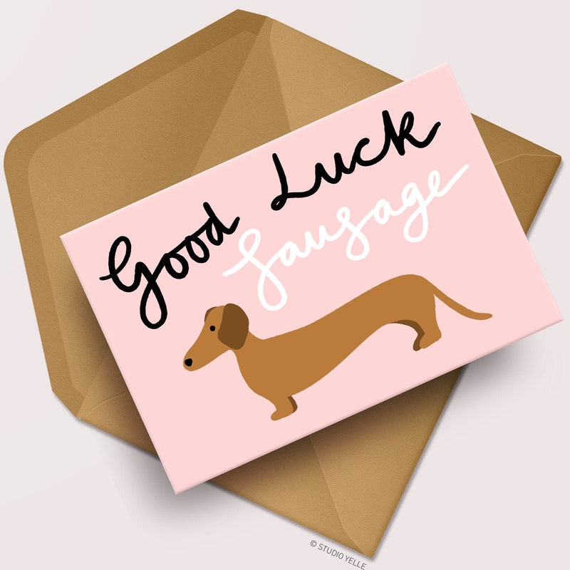 Good Luck Card - Etsy