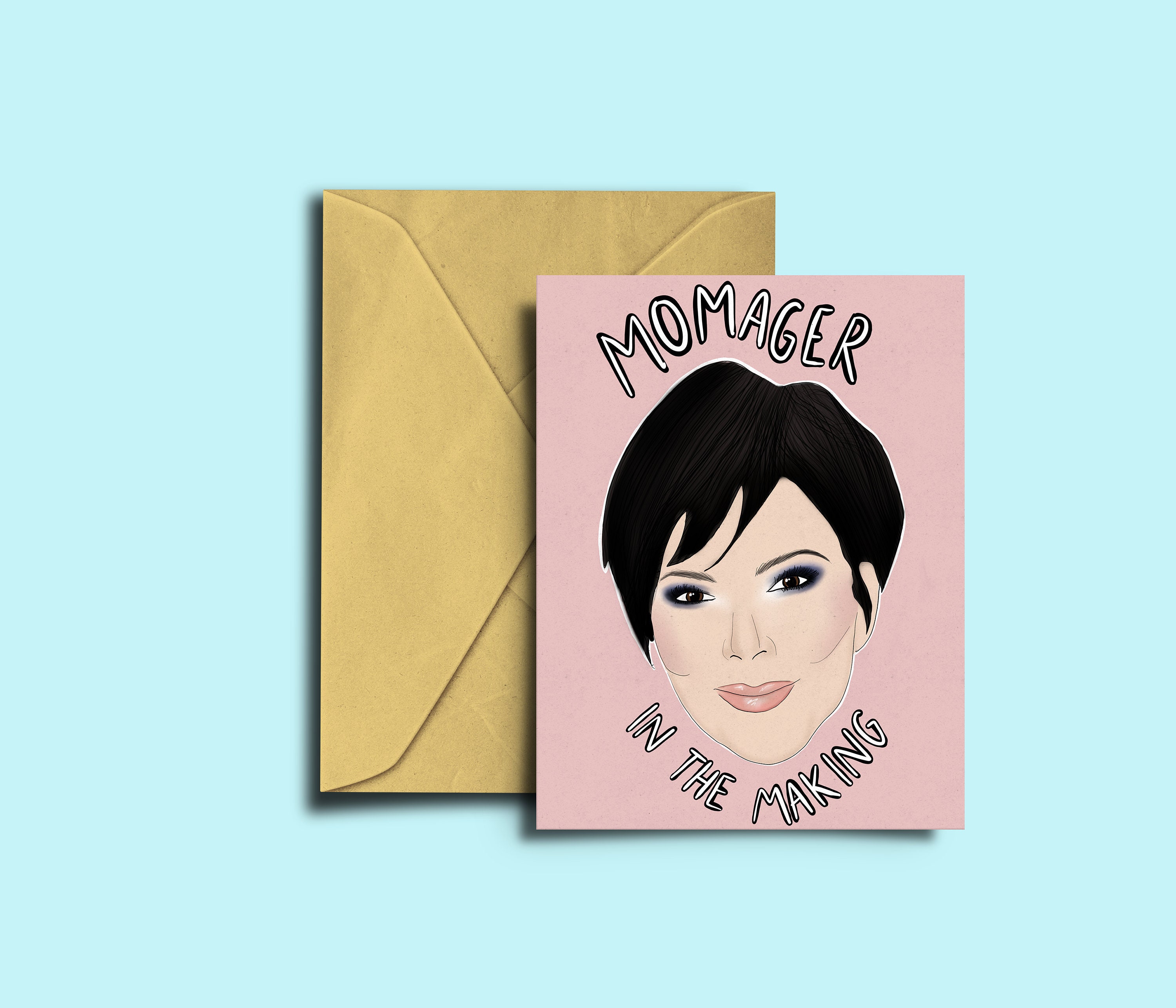 Mother to Be Card Momager Greeting Card Kris Jenner - Etsy UK