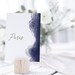 Wedding Table Number Cards | Navy Blue Table Name Cards | Watercolour ...