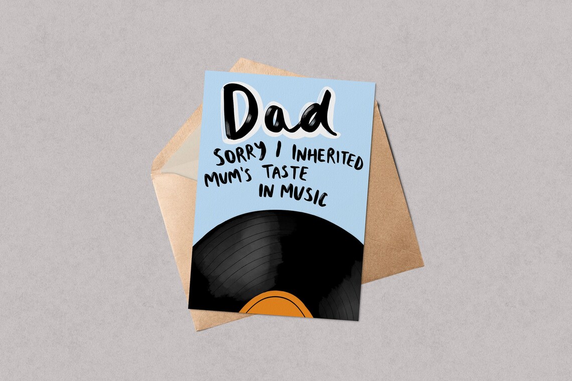 Funny Father's Day Card Greeting Card for Dad Sorry - Etsy