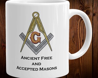 Freemason Coffee Mug Steps of Freemasonry Cup Scottish - Etsy